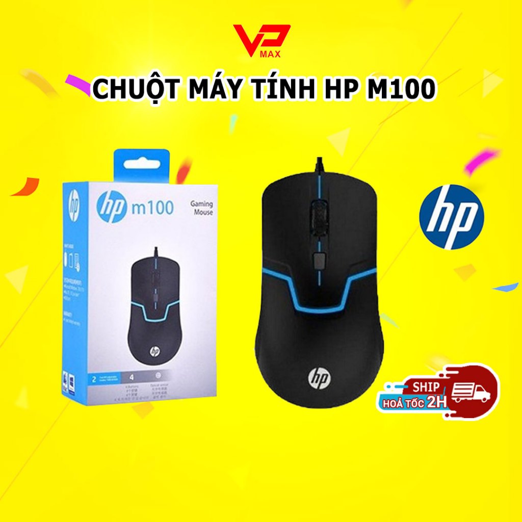Chuột máy tính Vking Philips HP M100 LED RGB - Chuột chơi game, văn ...