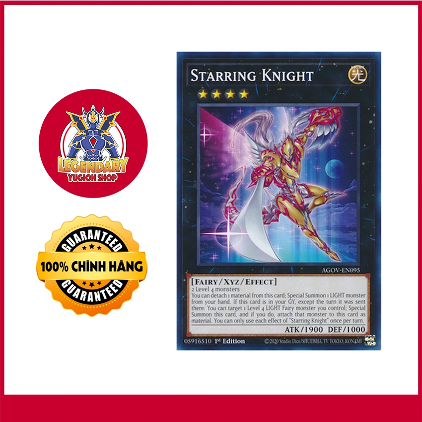 [Thẻ Bài Yugioh Chính Hãng] Starring Knight | Shopee Việt Nam