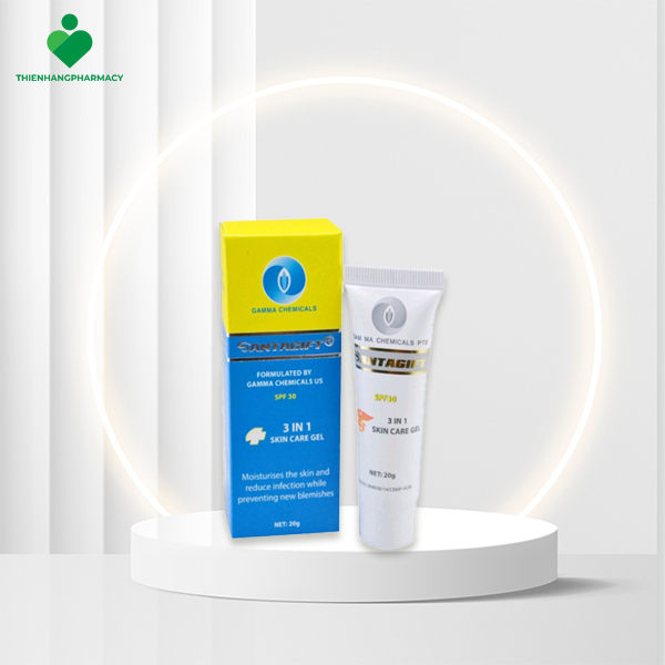 Gel giảm mụn và thâm Gamma SANTAGIFT thông thoáng lỗ chân lông 20g ...