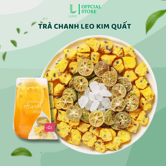 Trà detox trái cây chanh leo kim quất LuHo thanh nhiệt cơ thể | Shopee Việt Nam