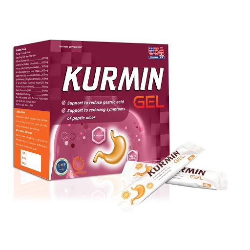 KURMIN GEL - Hỗ trợ giảm acid dịch vị Hộp 20 gói | Shopee Việt Nam
