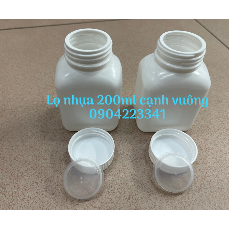 Lọ nhựa 200ml nhựa trắng sứ( combo 50cái) | Shopee Việt Nam