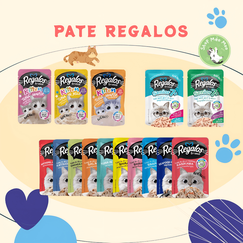 Pate Regalos gói 70g thức ăn ướt dành cho mèo đủ vị - Shop Mèo Moo ...
