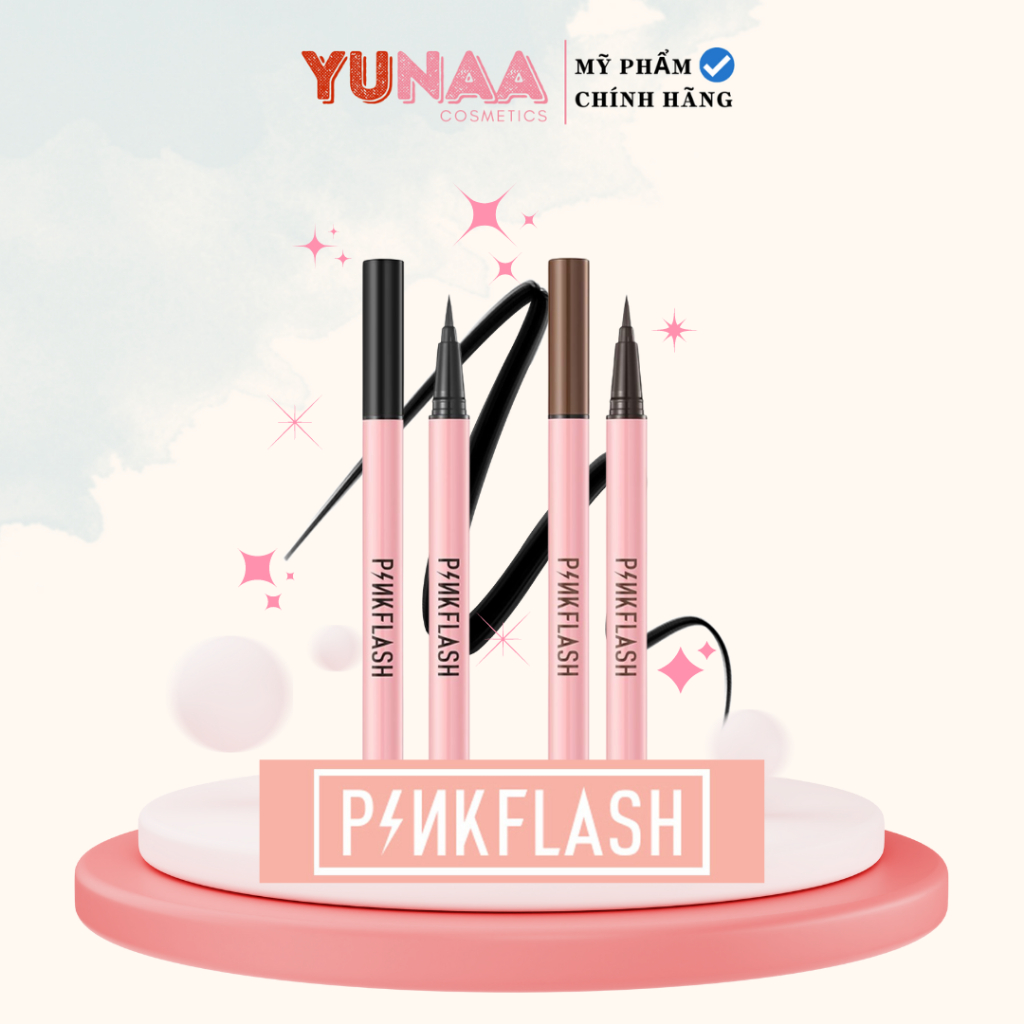 [Y095] Bút kẻ mắt Pinkflash - Dạng lỏng - Nhanh khô - Chất lì chống ...