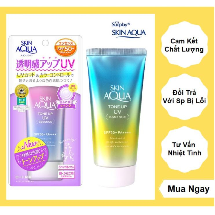 Kem chống nắng Skin Aqua Tone Up Lavender SPF50++ Bản Nội Địa Nhật Chính Hãng | Shopee Việt Nam