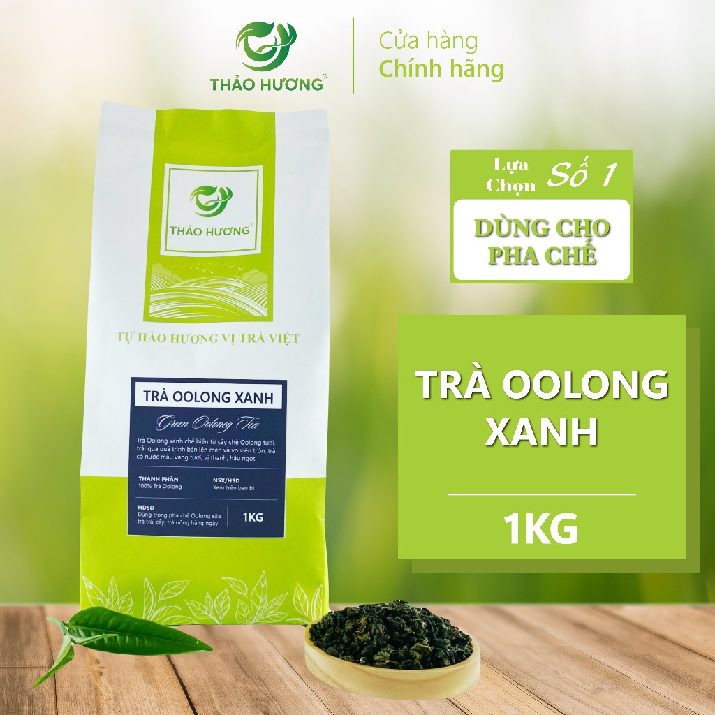 Trà Oolong Xanh Thảo Hương Gói 1kg - Chuyên dùng trong pha chế oolong ...