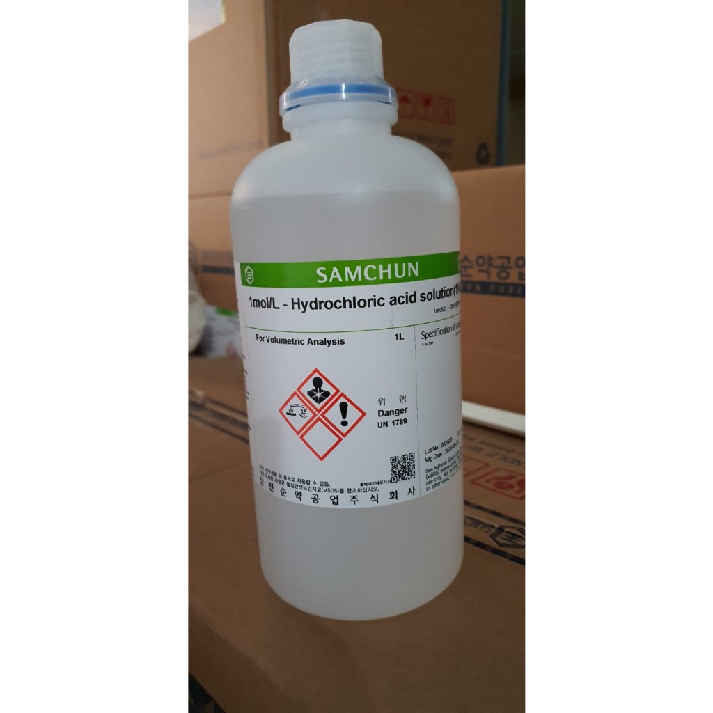 Dung dịch chuẩn HCl 1M, 1mol/L- Hydrochloric aci.d (1N) | Shopee Việt Nam