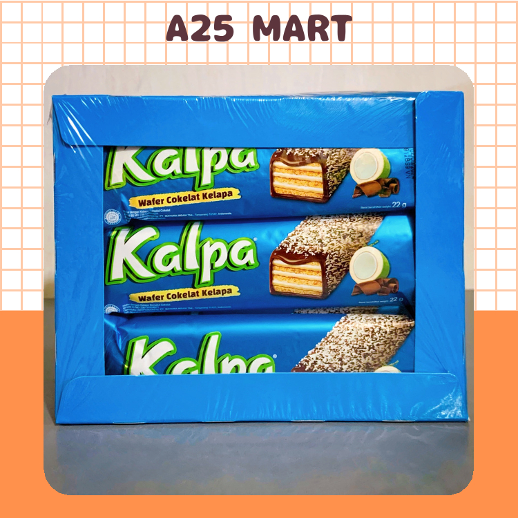Bánh Kalpa Kem Xốp Phủ Socola Dừa Hộp 264g (12 Gói x 22g) | Shopee Việt Nam