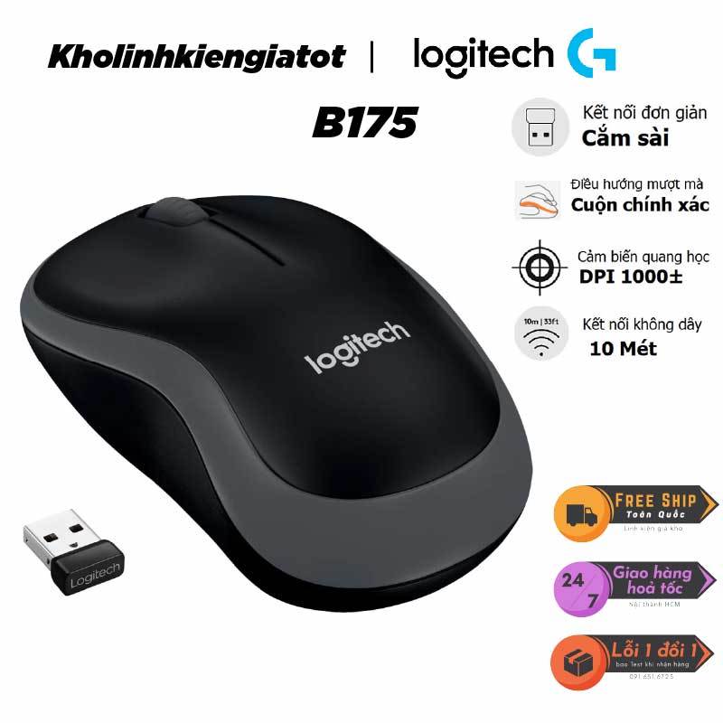 CHUỘT KHÔNG DÂY LOGITECH B175 CHÍNH HÃNG BH12 THÁNG (CÓ HOẢ TỐC ...