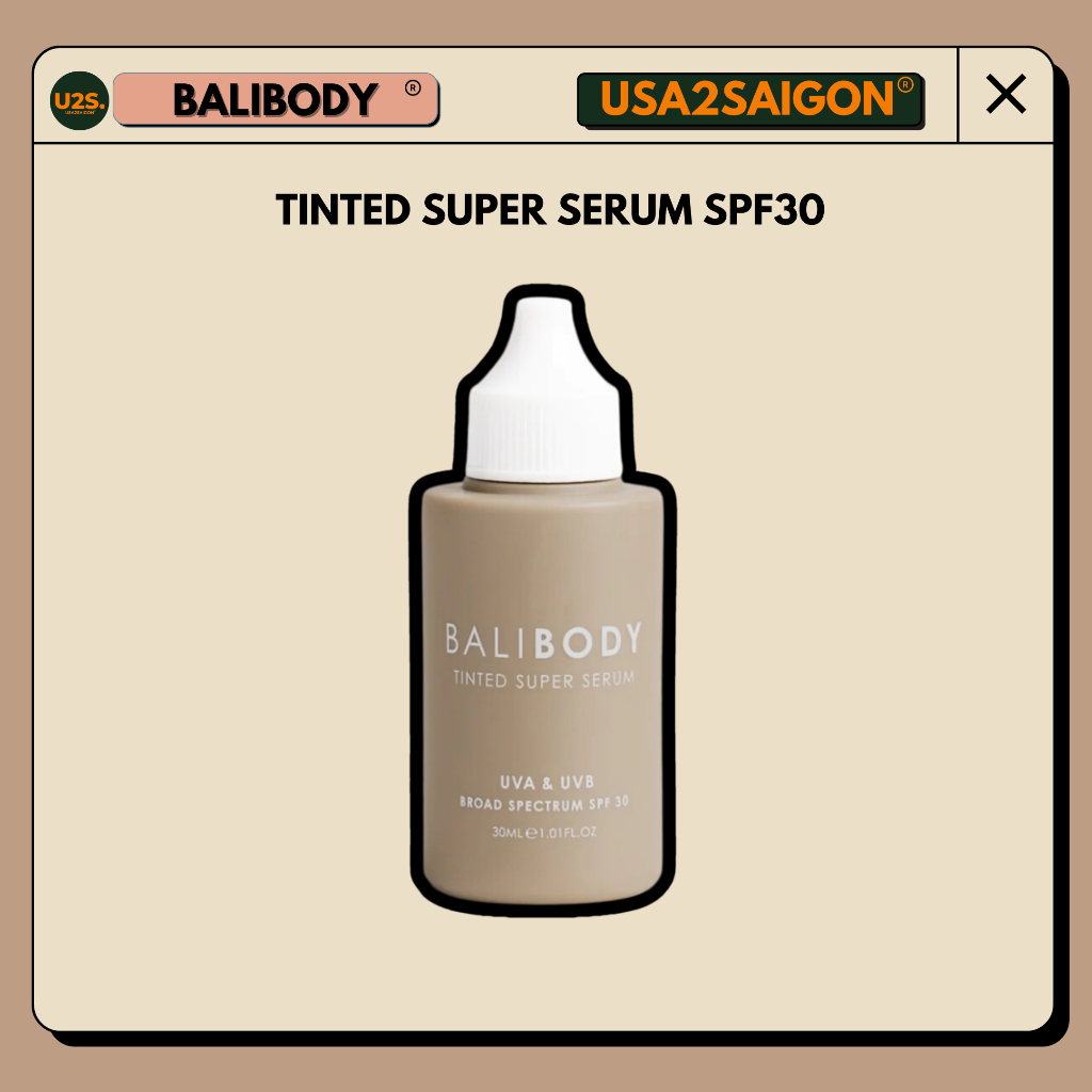 Serum nền trang điểm tự nhiên chống nắng Bali Body Tinted Super Serum ...