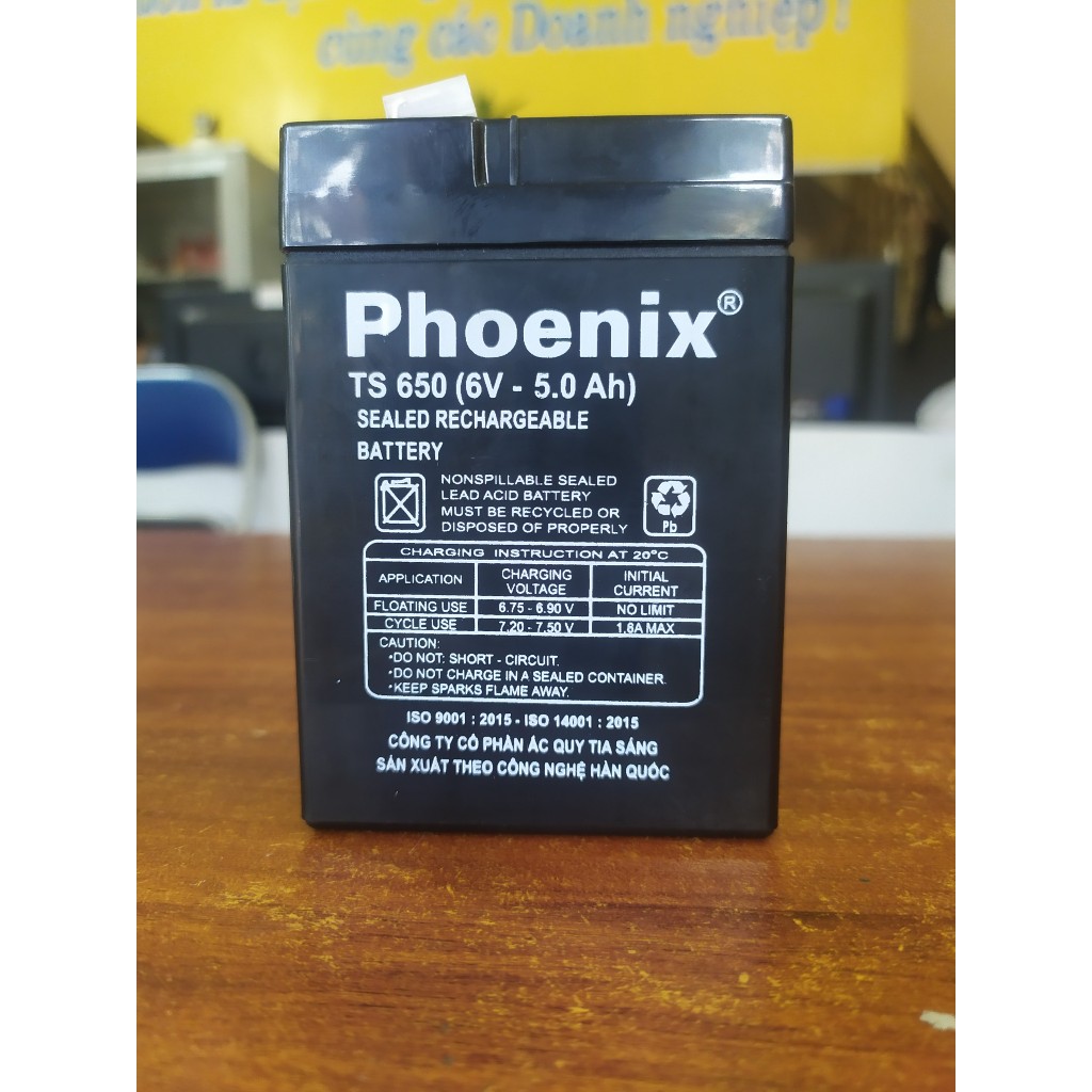 PIN SẠC 6V/5AH TPS, TPS C, TPS HC , TPS HW, T3, DH | Shopee Việt Nam
