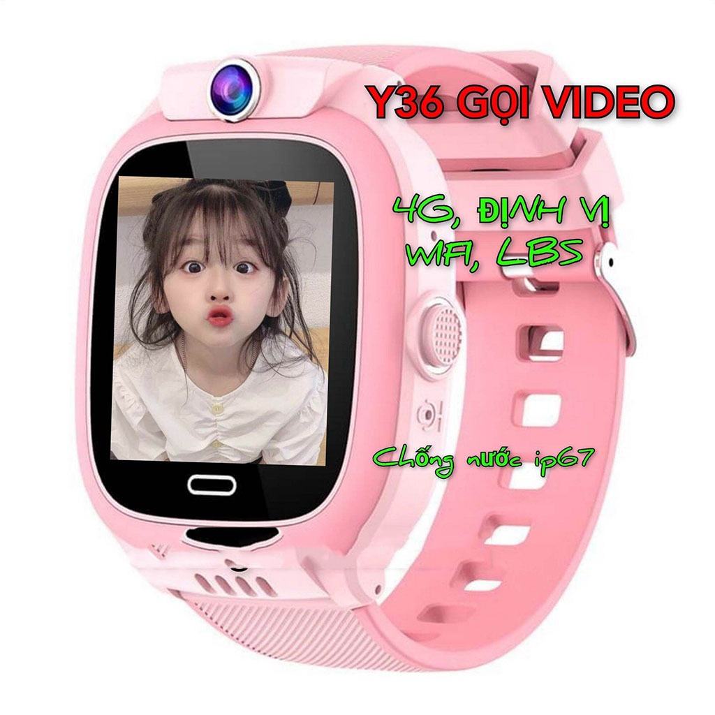 Đồng Hồ Thông Minh Smartwatch Trẻ Em Y36 / Y31 Lắp Sim Nghe Gọi Video 4G - Theo Dõi GPS, Lịch Sử ...