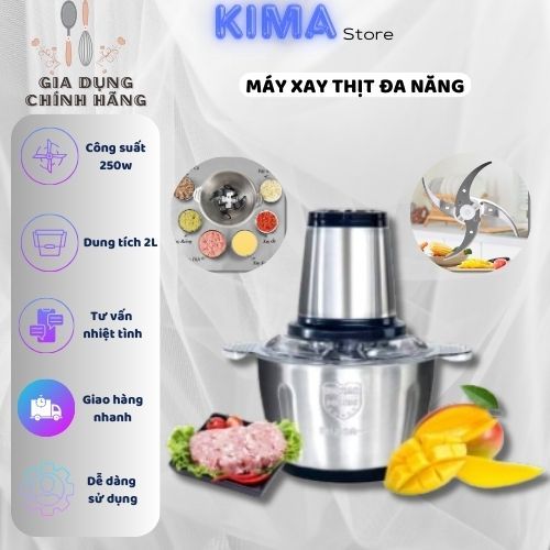 Máy xay thịt đa năng - Cối xay inox 304 không gỉ sét, xay khỏe, nhuyễn ...