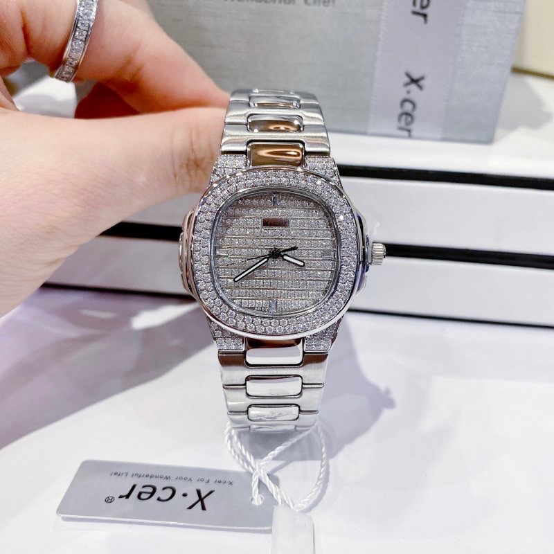 Đồng hồ nữ X-Cer B0633 Silver Watch 32mm, Dây thép không gỉ, Authentic ...