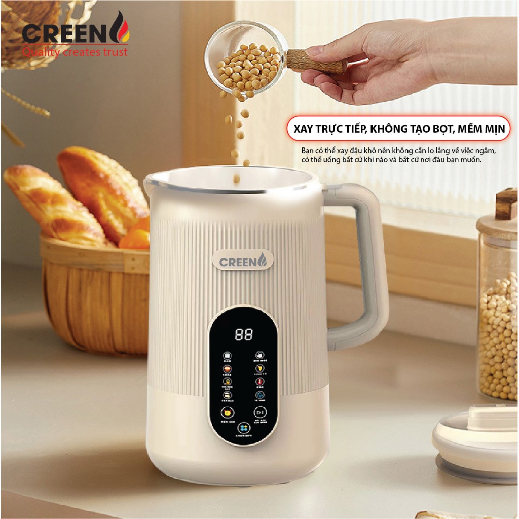 Máy làm sữa hạt CREEN CR-1000 Pro | Shopee Việt Nam