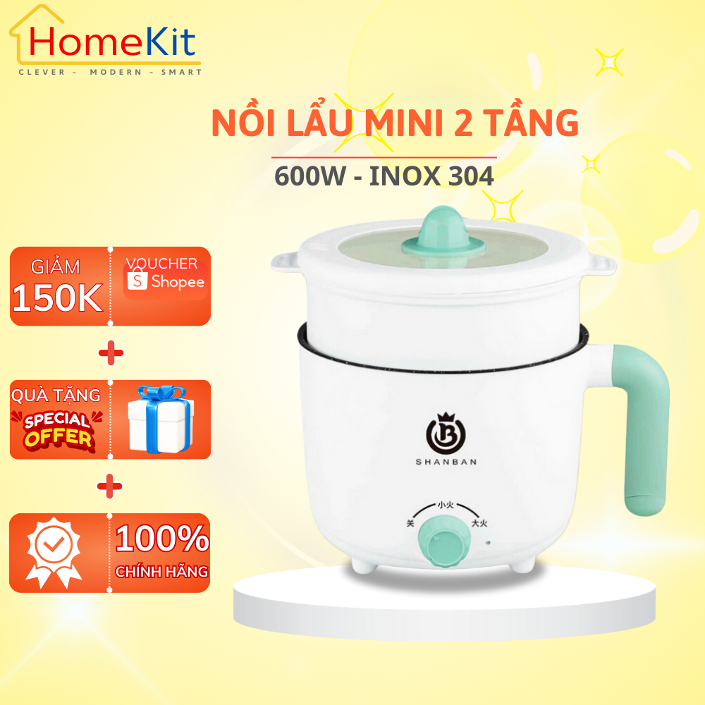 Ca Nấu Mì SHANBAN 2 Nấc Nhiệt,Công Suất 600W Đa Năng Loại Mới 2023, Nồi ...