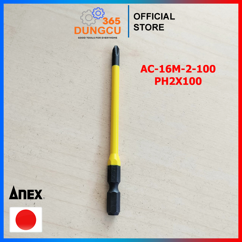 Mũi bắn vít 4 cạnh 1 đầu Anex AC-16M MADE IN JAPAN - Hàng chính hãng ...