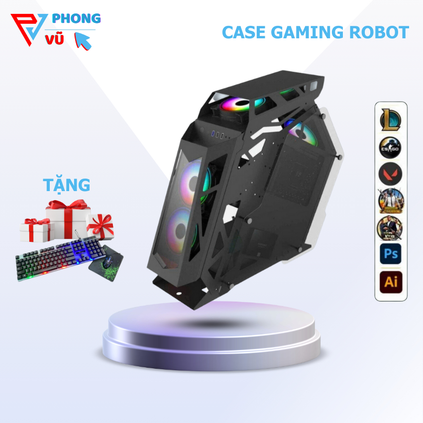 Case Pc Máy Tính Robot Gaming Cao Cấp Core i5 i7, Ram 8Gb, SSD 256Gb ...
