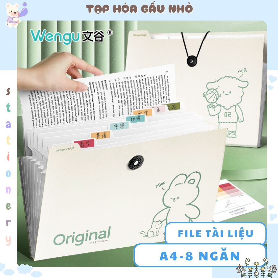 File đựng tài liệu ORIGINAL 8 NGĂN Wengu Design [ Taphoagaunho ...