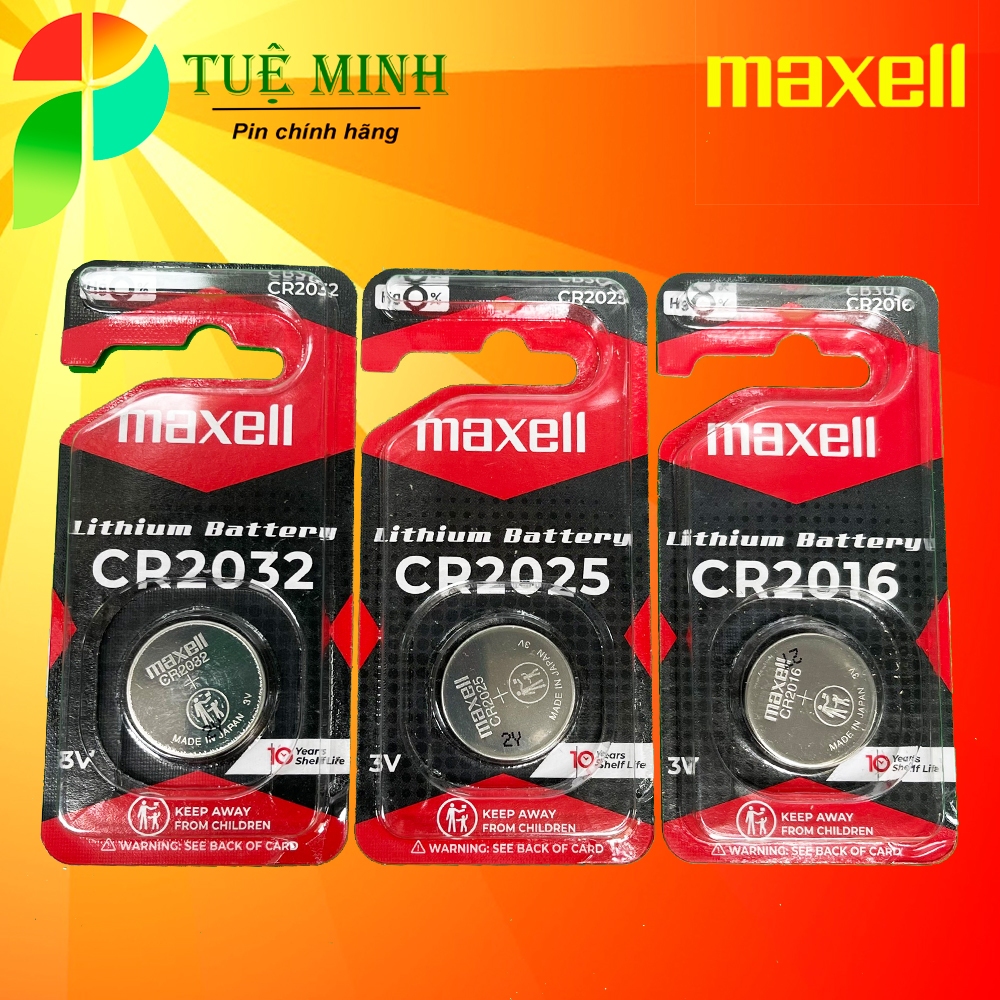 [ SIÊU BỀN ] Pin Maxell CR2032, CR2025, CR2016 Lithium 3V chính hãng ...