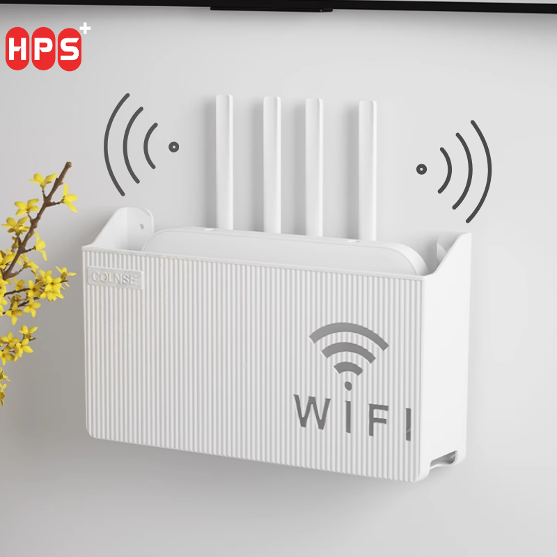 Kệ đựng wifi treo tường, Kệ wifi đặt modem, đầu kỹ thuật số, ổ cắm điện ...