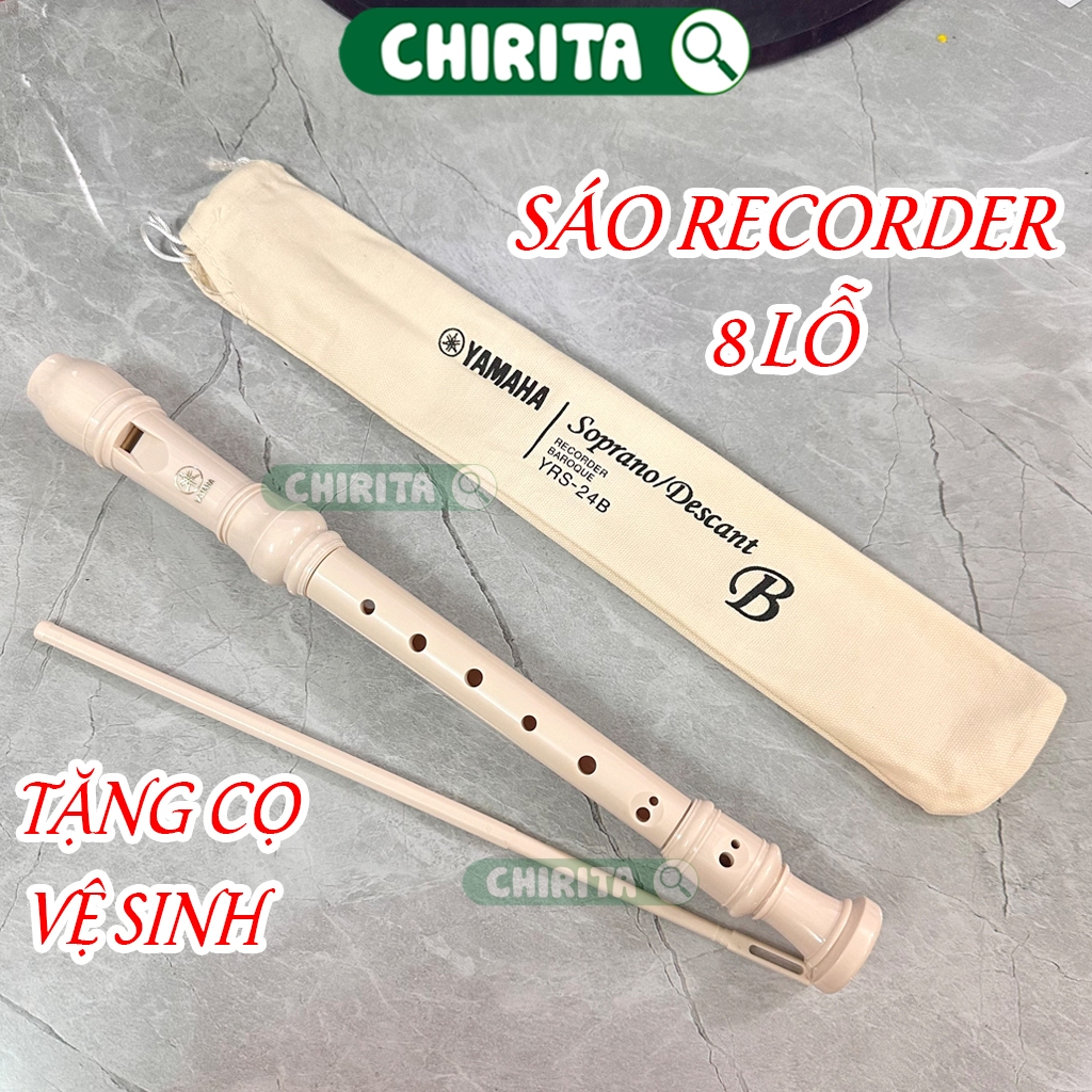 Sáo Recorder Yamaha/DHS 8 Lỗ Học Sinh Tháo Rời Tặng Cọ Vệ Sinh - Sáo ...