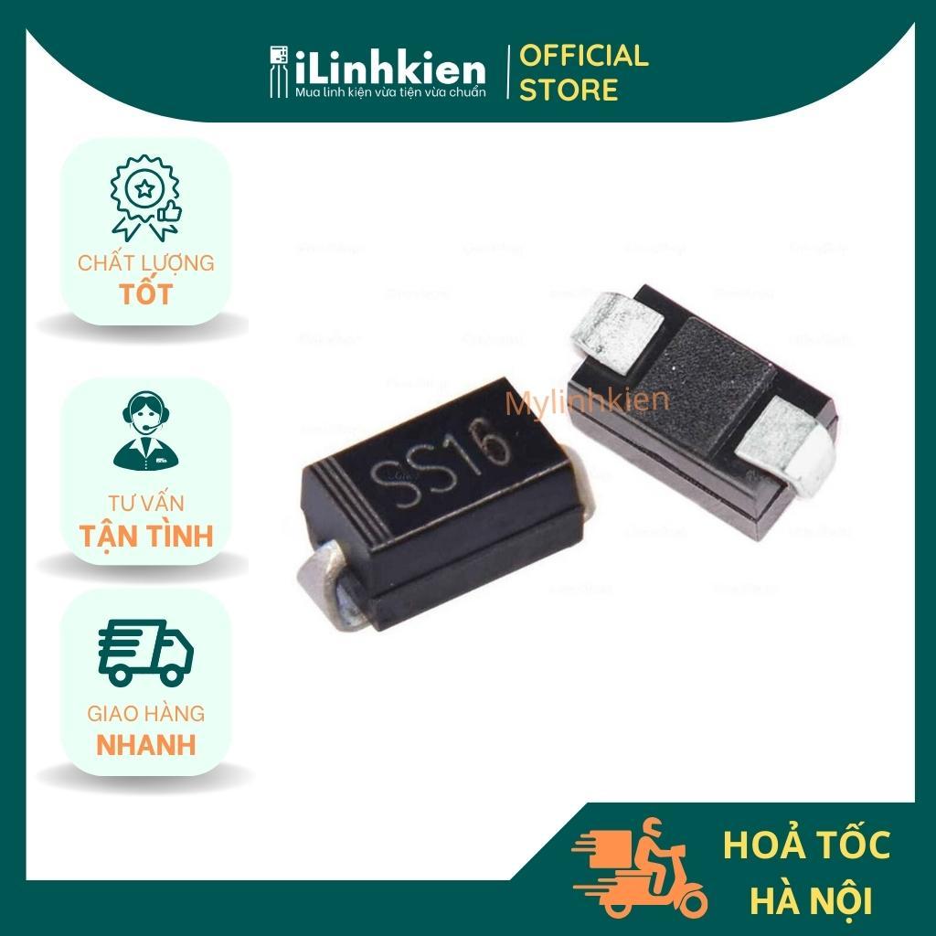 SR160 SS16-SMA Diode Schottky 1A 60V chính hãng MIC (10c) mylinhkien ...