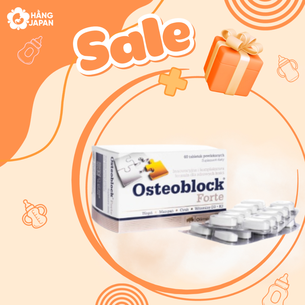 Canxi Chela hữu cơ Osteoblock Forte - Olimp Labs hộp 60 viên nén ...