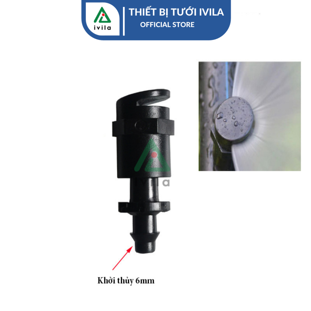 Combo 10 béc bọ phun sương, béc bọ phun mưa 180 độ và 360 độ, béc phun sương tưới gốc | Shopee ...