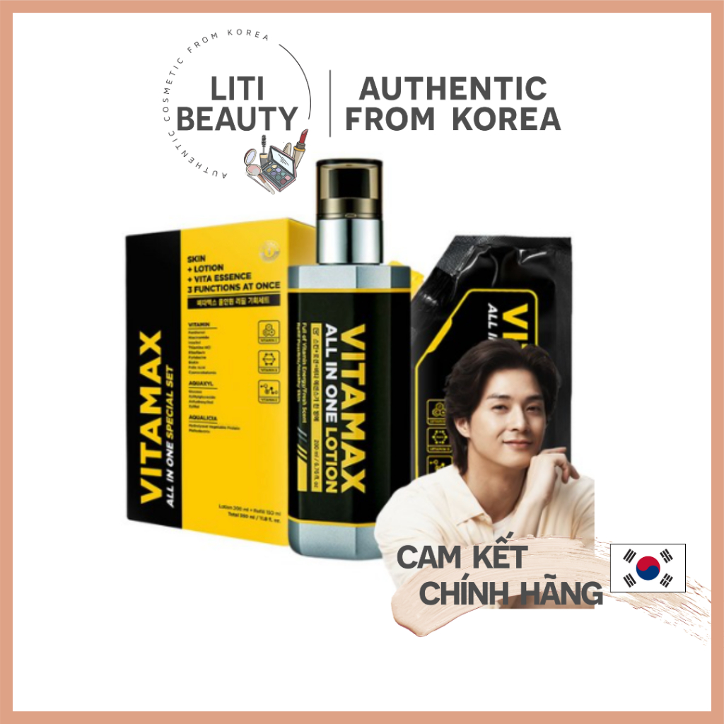 Tinh chất dưỡng ẩm 3 trong 1 dành cho nam Mip Vitamax Men's All-In-One ...
