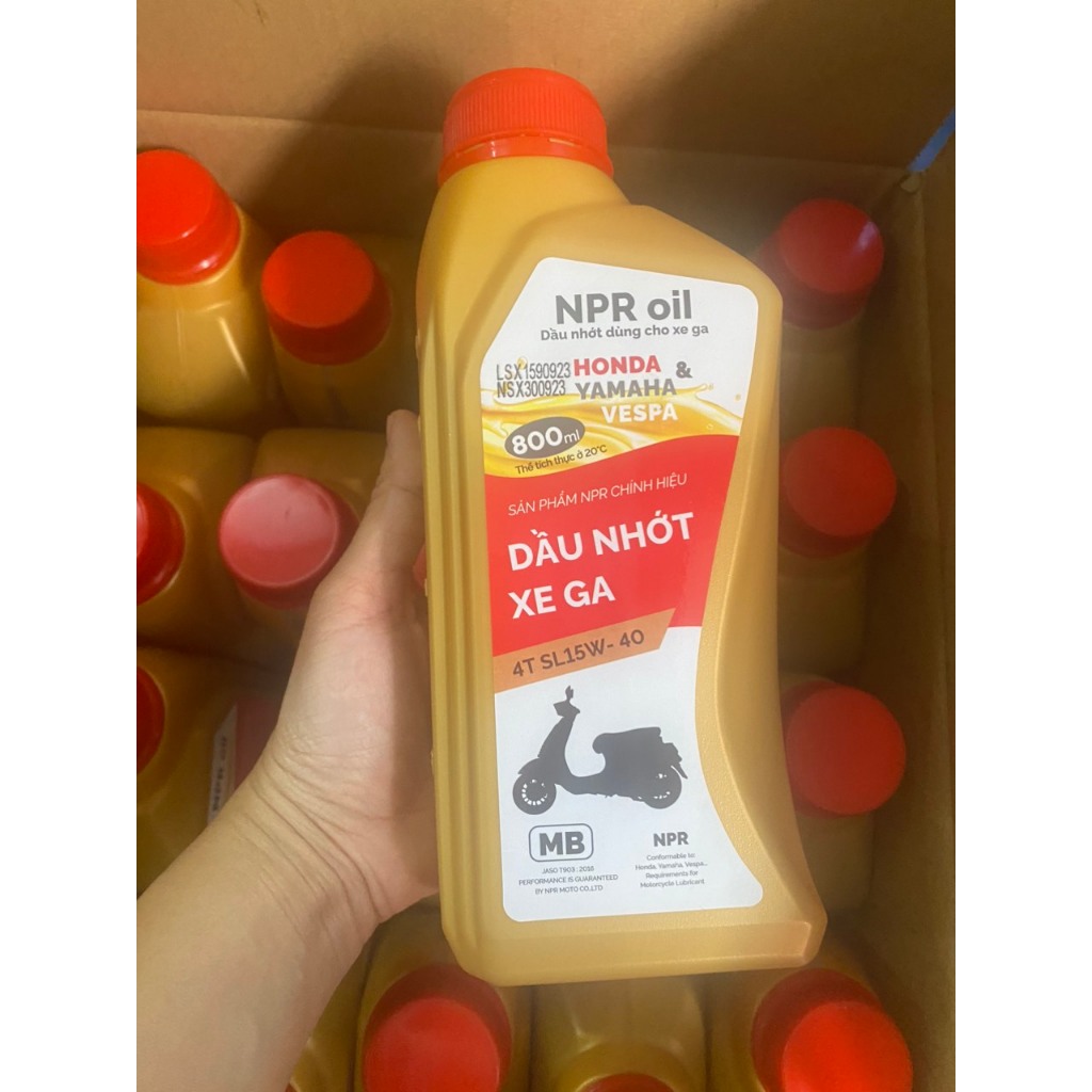 Dầu Nhớt NPR OIL Dùng Cho Xe Tay Ga Hàng Chất Lượng Cao Dung Tích 800ml ...