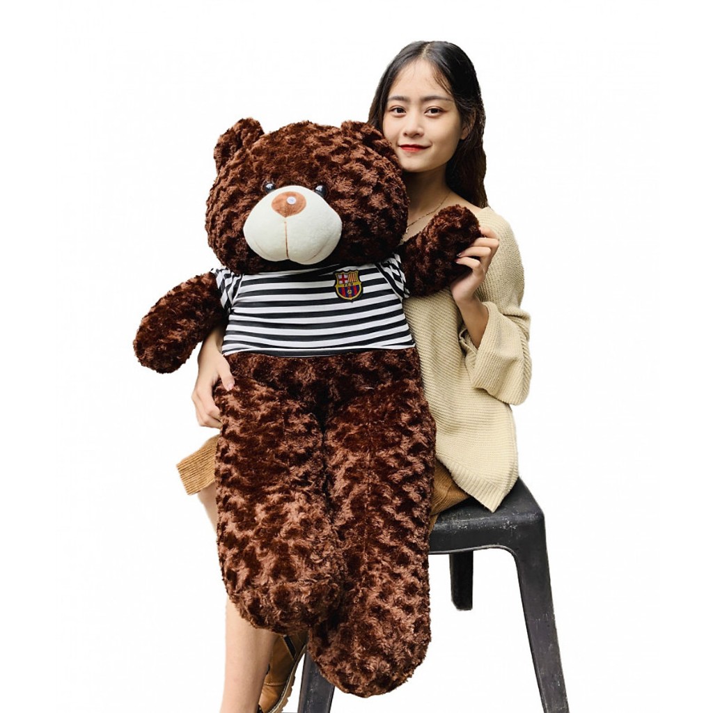 Gấu Bông Teddy Kích Thước 1m Màu Nâu - Hàng Cao Cấp | Shopee Việt Nam