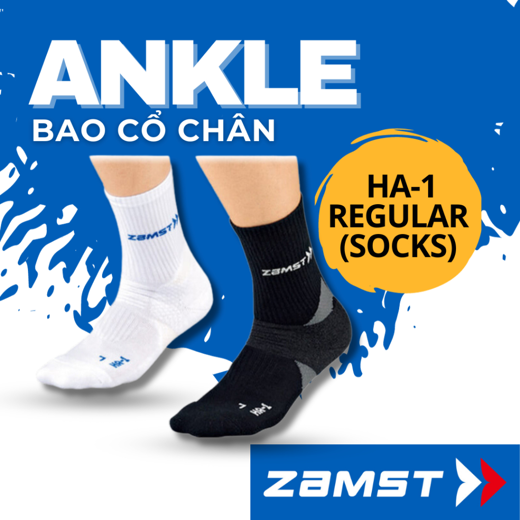 Vớ đa năng hỗ trợ bảo vệ gan bàn chân, nâng vòm chân ZAMST HA-1 Regular (Socks) | Shopee Việt Nam