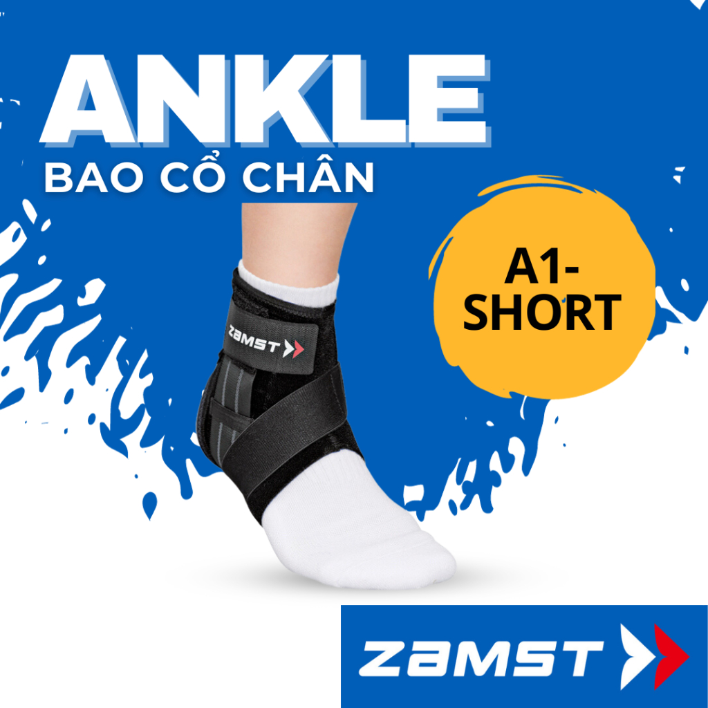 Đai hỗ trợ bảo vệ mắt cá chân ZAMST chính hãng A1 Short (Left/Right specific) | Shopee Việt Nam