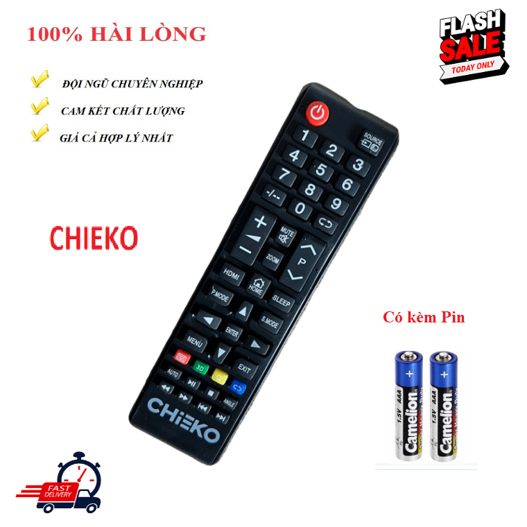 Điều khiển TV CHIEKO SmartTV LCD/LED Hàng zin CHẤT LƯỢNG CAO TẶNG PIN💦 ...