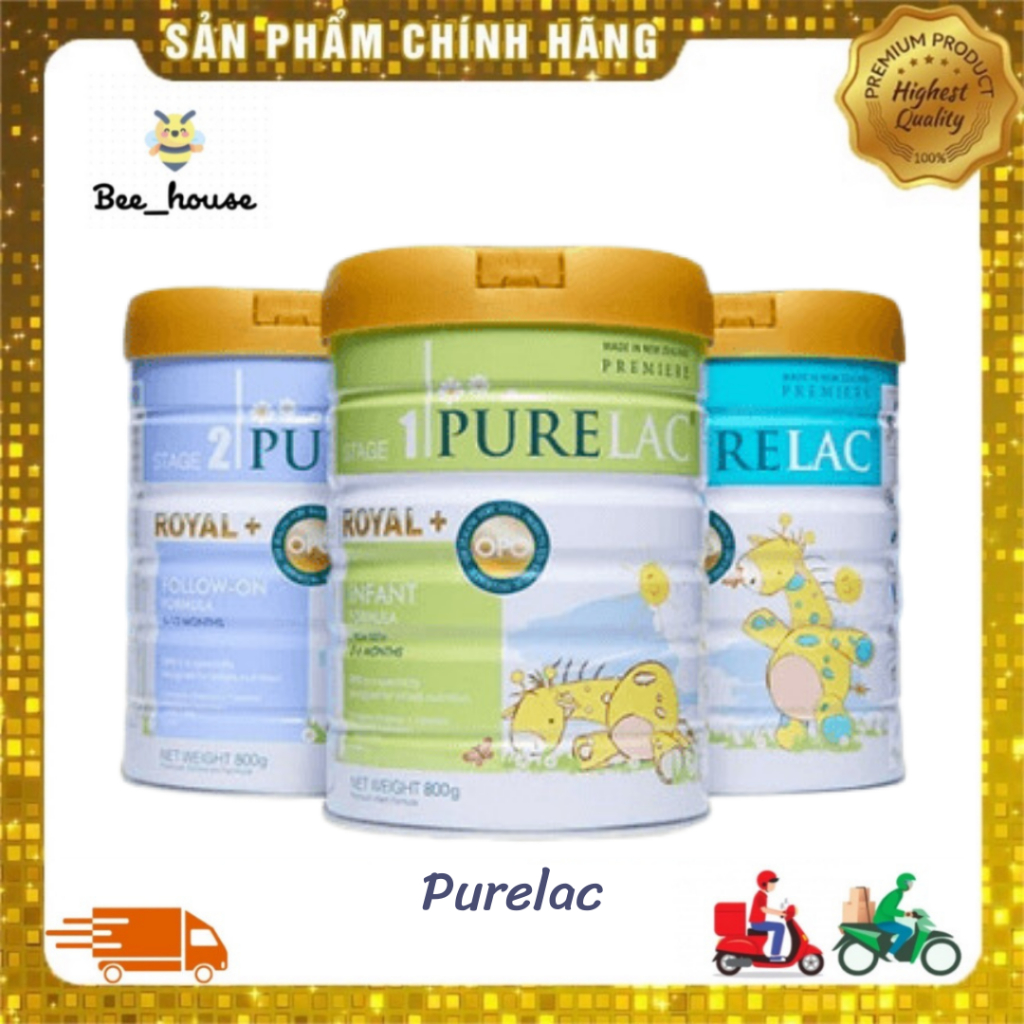 Sữa Purelac Royal Plus New zealand số 1,2,3 800gr - Beehouse | Shopee ...