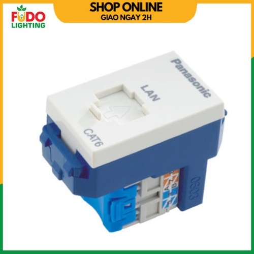 Ổ nhân mạng RJ45 CAT6 Panasonic WEV24886SW có màng che chính hãng ...