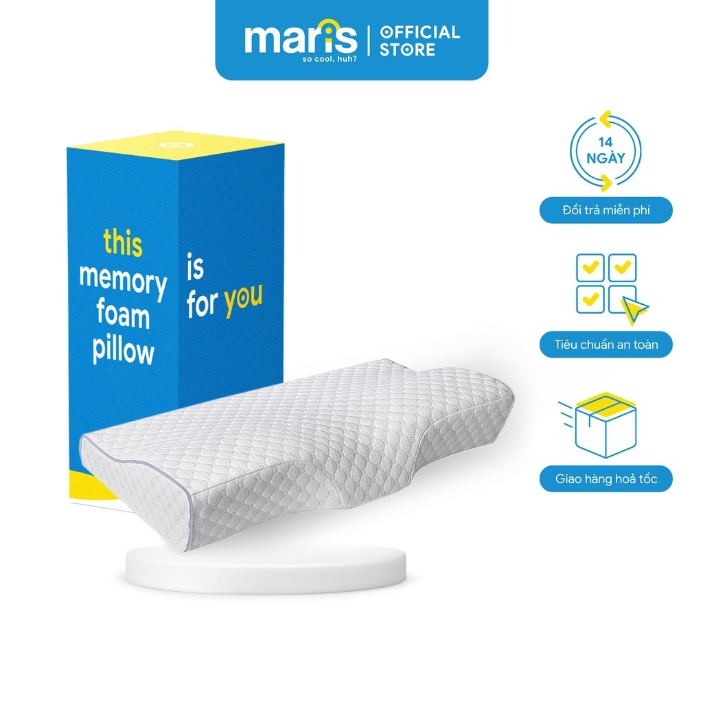 Gối Cao Su Non Người Lớn MARIS Mr - 706 Thiết Kế Công Thái Học Size 50 ...