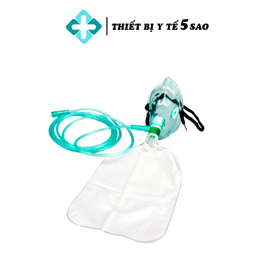 Mặt nạ thở oxy (mask oxy có túi) 1 cái | Shopee Việt Nam