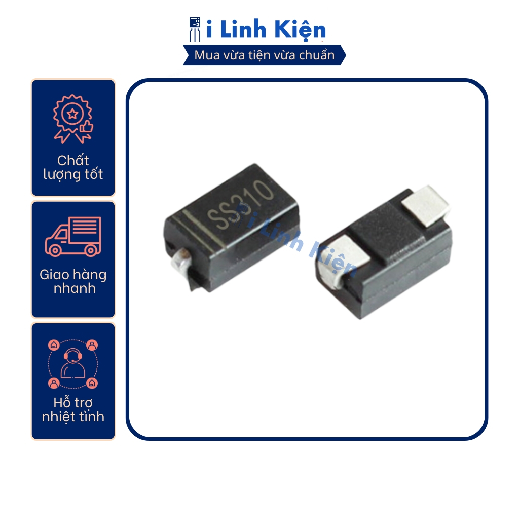 SR3100 Diode SS310-SMA 3A 100V Schottky (10c) chất lượng tốt. | Shopee ...