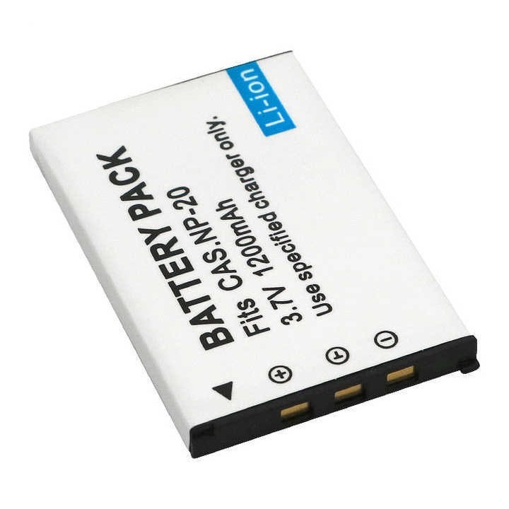 Pin Casio NP-20 1200mAh cho EXS1PM S2PW S3 S20 S20U S60 S100WE S500 ...