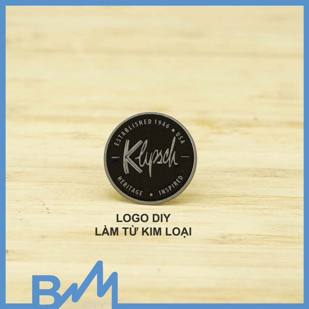 Logo Klips.ch kim loại DIY có sẵn keo | Shopee Việt Nam
