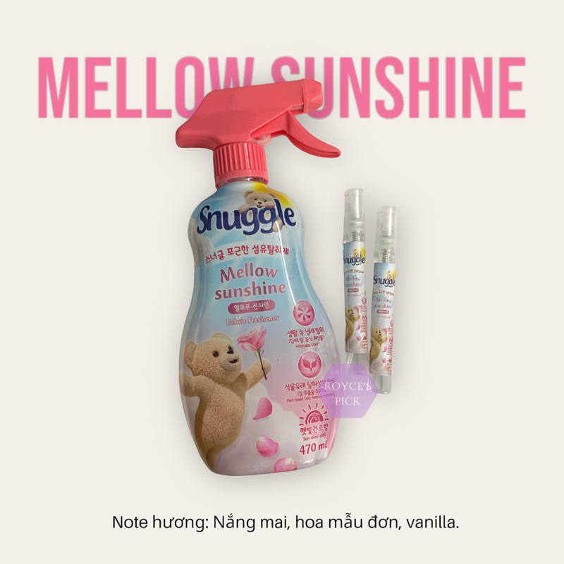 [𝐓𝐨𝐩 𝟏 𝐎𝐥𝐢𝐯𝐞𝐘𝐨𝐮𝐧𝐠] Xịt Thơm Quần Áo SNUGGLE Hàn Quốc Chính Hãng - Xịt ...