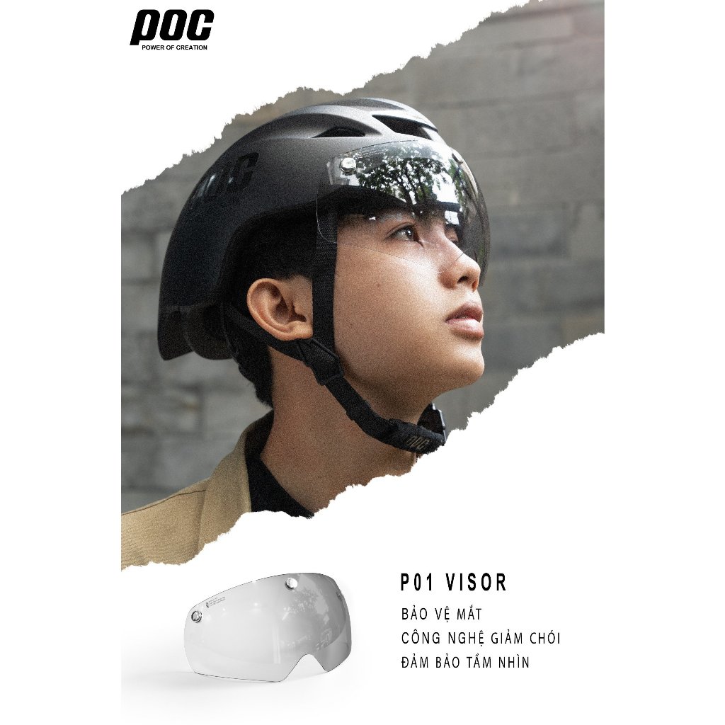 [Hỏa Tốc HCM] Kính Nón POC P01, POC FALCON Chính Hãng | Shopee Việt Nam