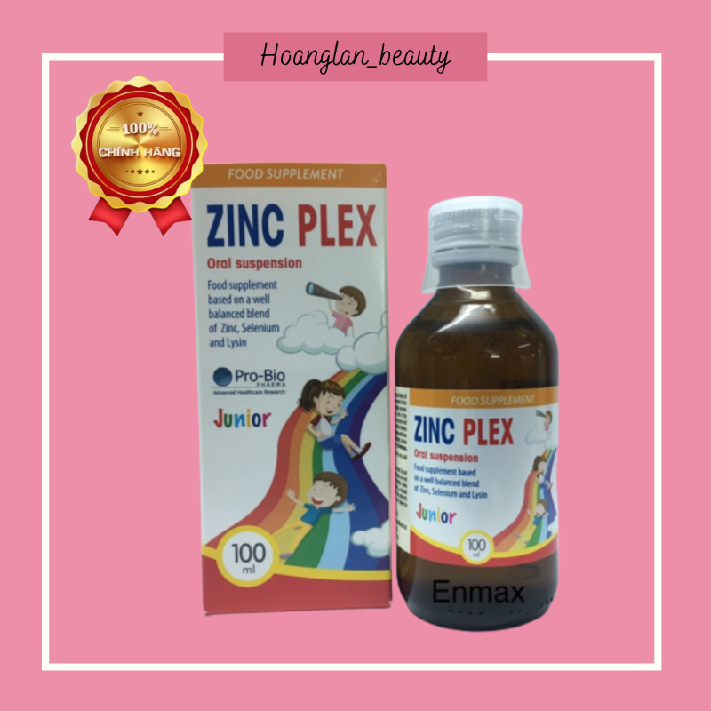 ZinC Plex Hỗ Trợ Bổ Sung Kẽm, Selen, Lysin Tăng Đề Kháng, Giúp Bé Ăn ...
