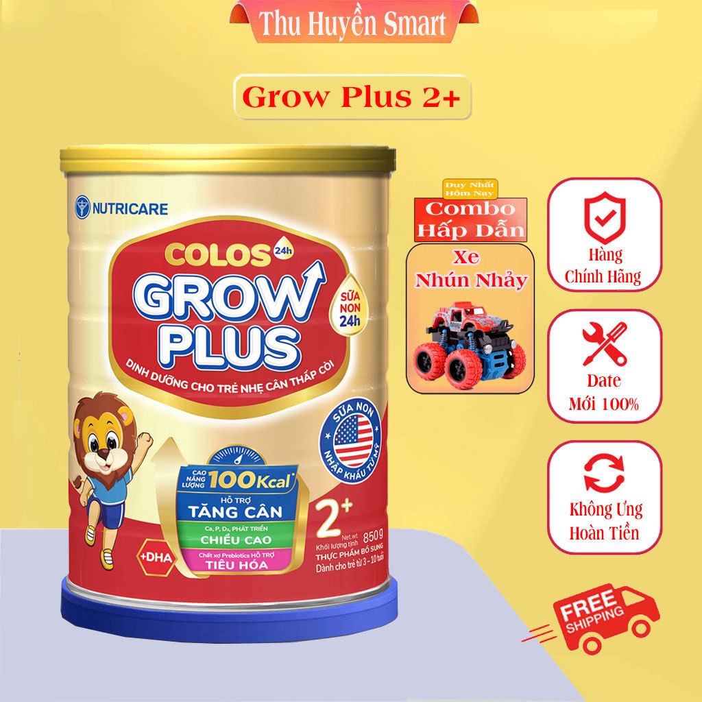Sữa Bột Nutricare Colos 24h Grow Plus 0-1-2+ 850g Hàng Chính Hãng Date ...