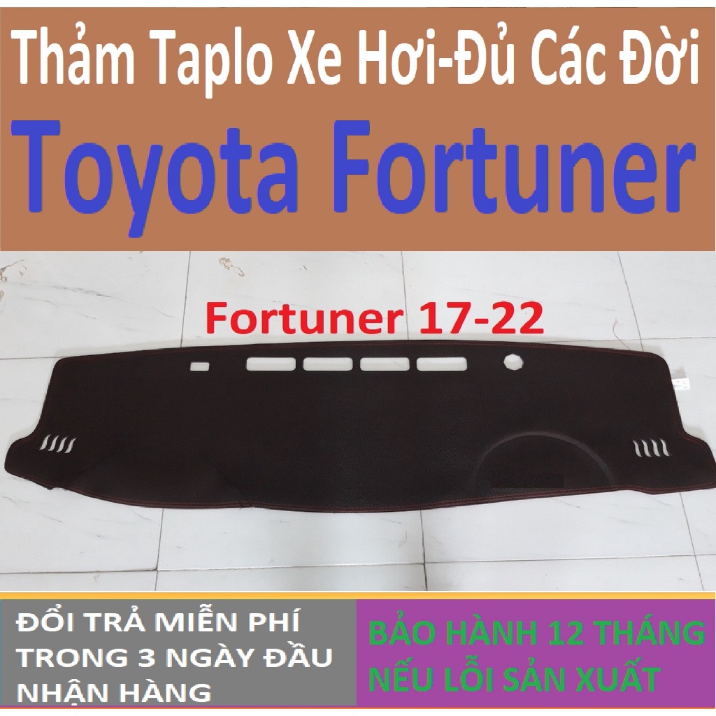 Thảm Che Nắng Taplo Toyota Fortuner,Lót Mặt Taplo Xe Hơi Ô Tô 3 Lớp ...