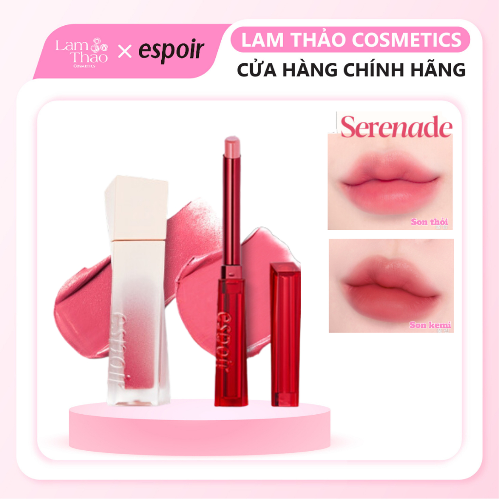[ MÀU SERENADE ] Son Kem Lì Espoir Couture Lip Tint Blur Velvet & Son ...