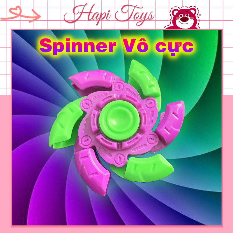 Spinner Vô Cực Spiner 6 cánh Hapi Toys - Con Quay Cà rốt Cool quay mượt tốc độ cao Mẫu mới độc ...