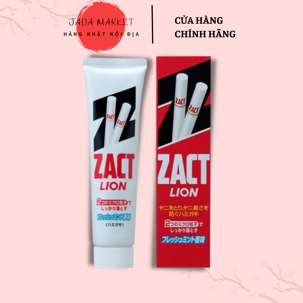 Kem Đánh Răng Nhật Bản Lion Zact 150g Cho Người Hút Thuố.c Chống Hôi Miệng, Trắng Răng Sạch Mảng ...